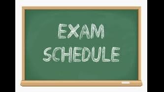 Student Exam Schedule- Semester 1 2024-2025